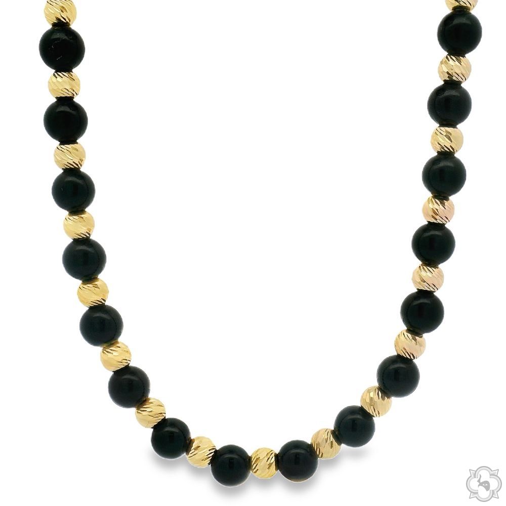 TraxNYC 14K Gold Beads Necklace 70232